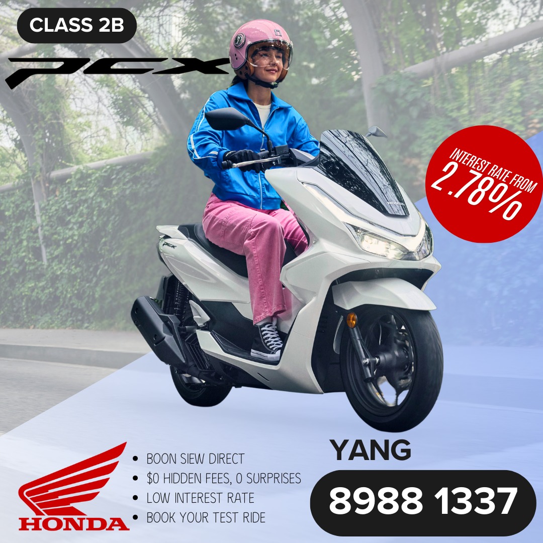 Honda PCX 160 w/ Profender X-Series, Motorcycles, Motorcycles for Sale ...