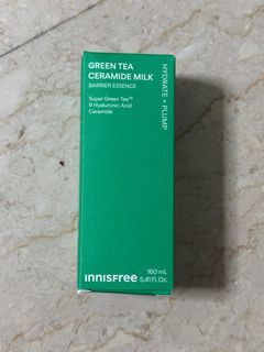 Innisfree green tea ceramide milk barrier essence, Beauty & Personal ...