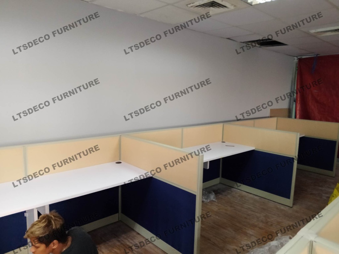 LAMINATED WORKSTATION OFFICE PARTITION, Furniture & Home Living, Office ...