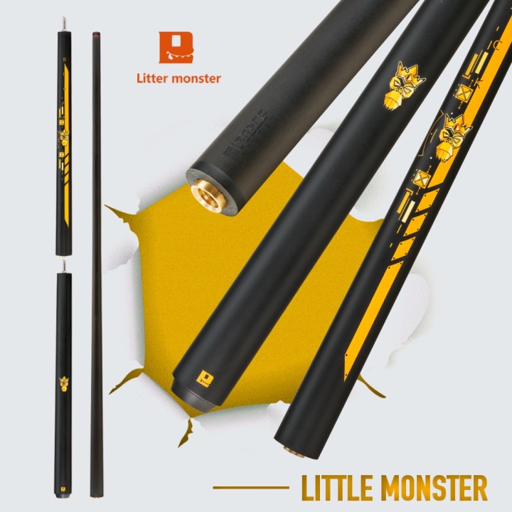 Little Monster Carbon Fibre Jump Break Pool Cue (12.9mm), Sports ...