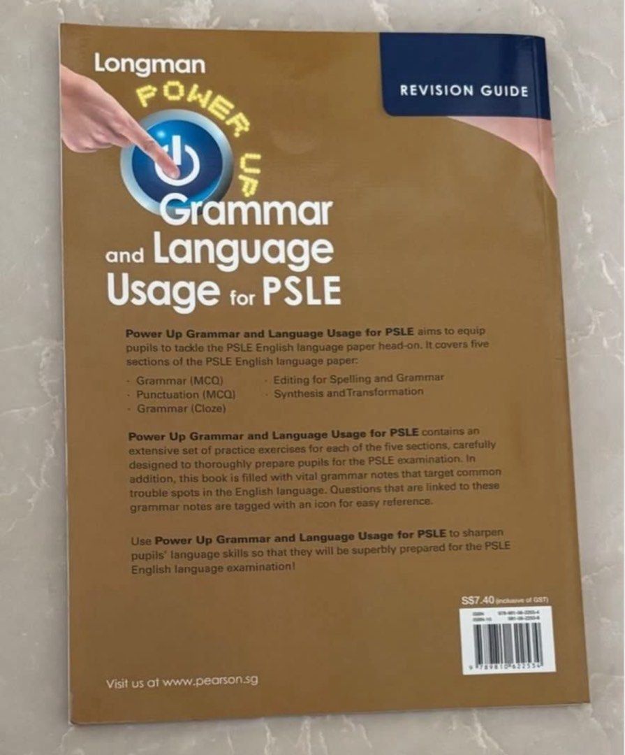 Longman Power Up Grammar and Language Usage for PSLE, Hobbies & Toys ...