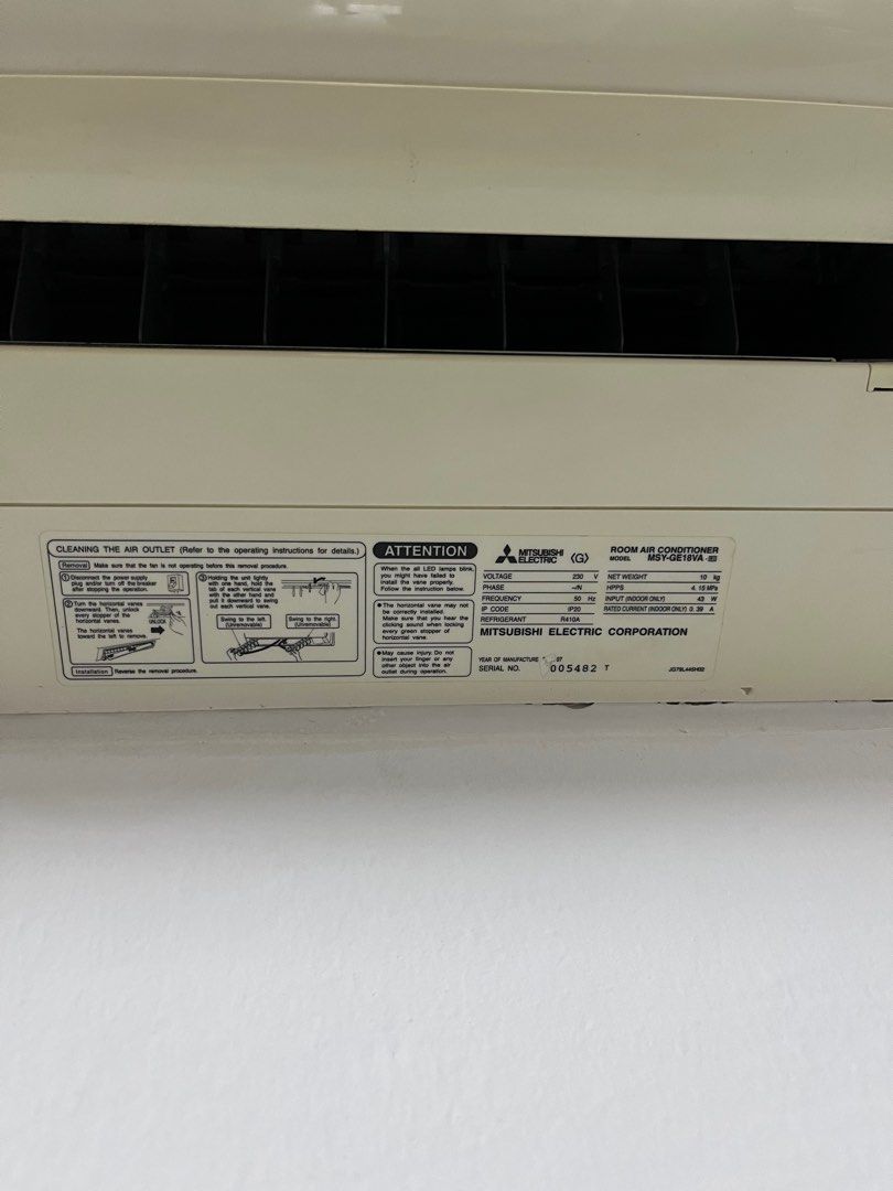 Mitsubishi Electric Air Con x3 compressor x1, TV & Home Appliances ...