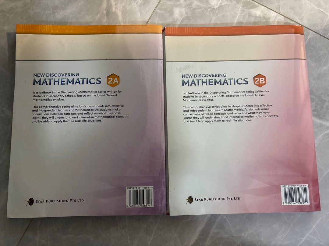 New Discovering Mathematics 2A & 2B, Hobbies & Toys, Books & Magazines ...