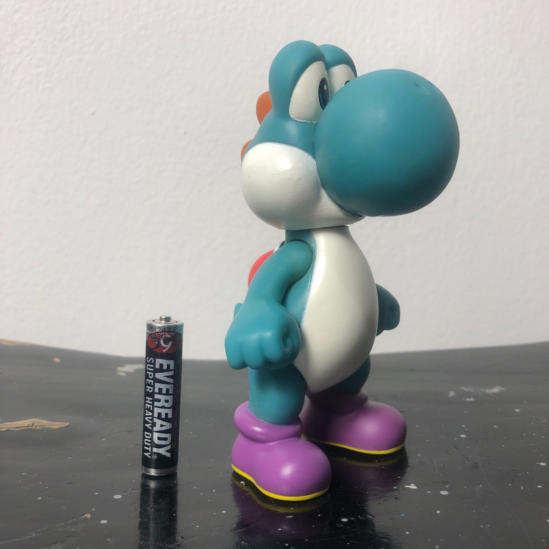 NINTENDO Super Mario Blue Yoshi Toy Figure, Hobbies & Toys, Toys ...