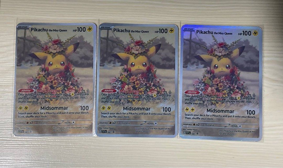 CUSTOM Pikachu the May Queen Pokemon Card, Hobbies & Toys, Toys & Games ...