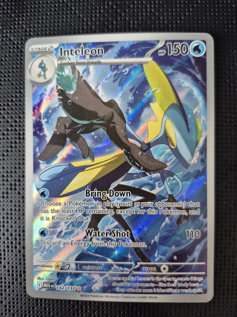 Pokemon Inteleon IR Mega Evolution 142/132 English Card, Hobbies & Toys ...