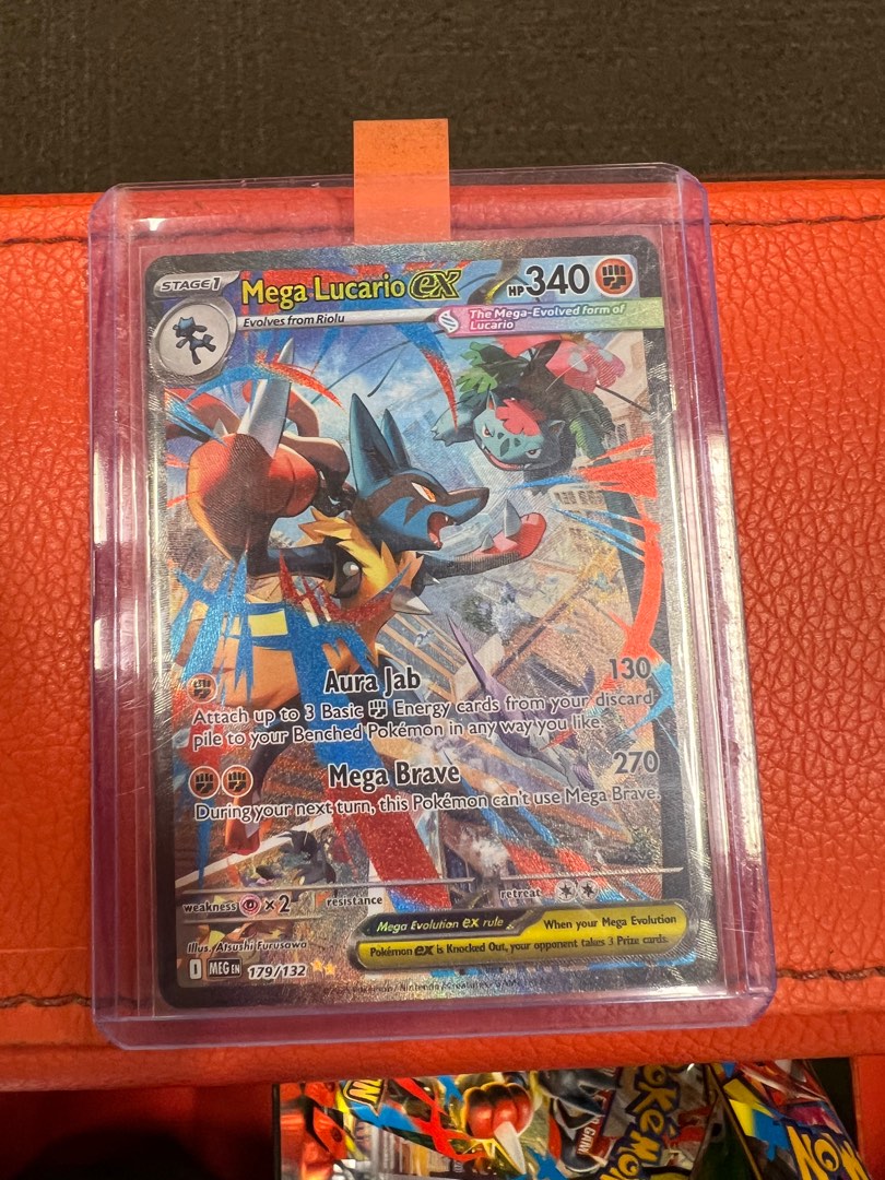 Pokemon Mega Lucario EX SIR, Hobbies & Toys, Toys & Games on Carousell
