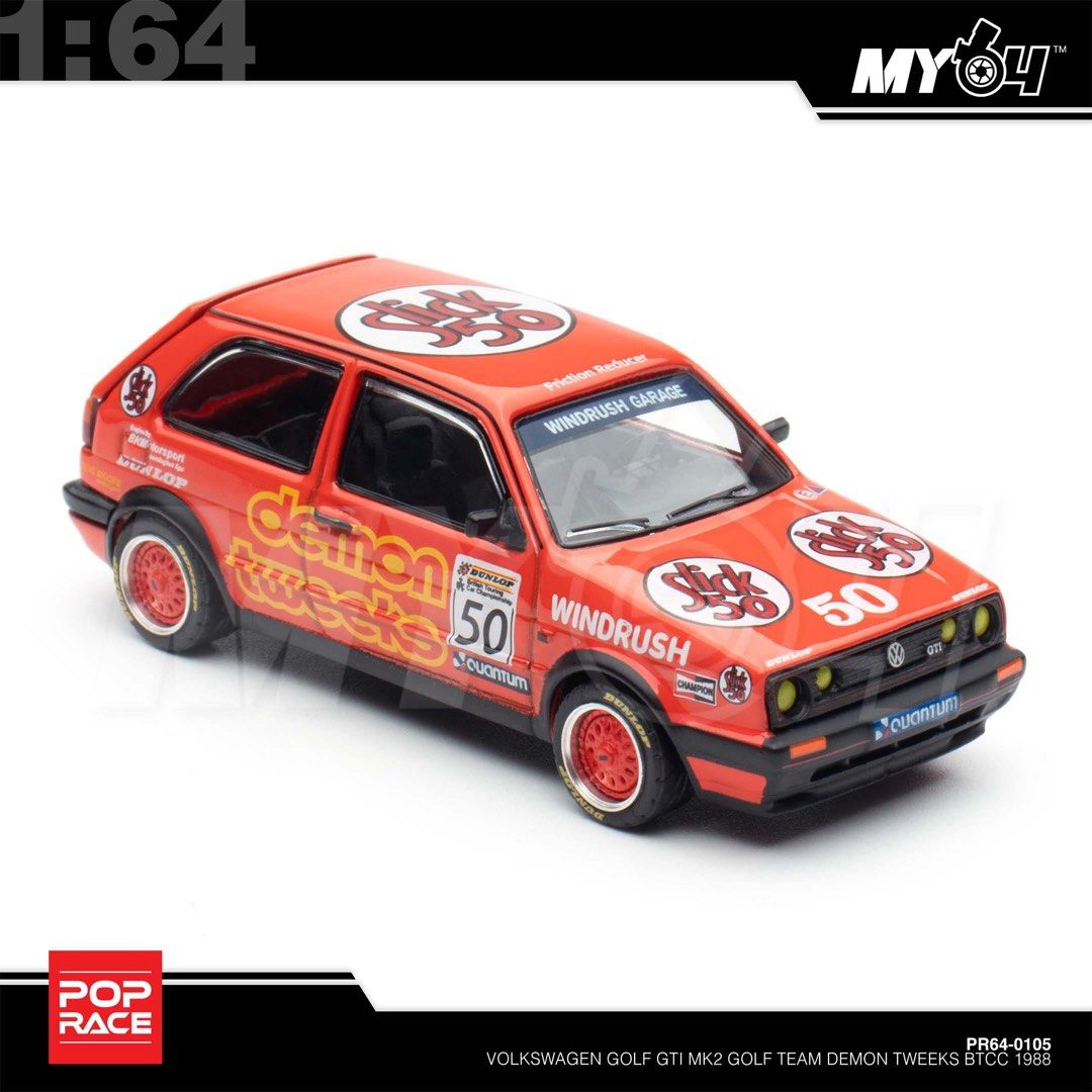 Pop Race Golf GTI MK2 Golf Team Demon Tweeks BTCC 1988 PR640105 ...