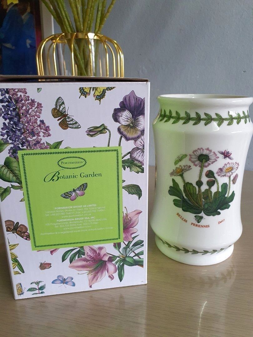 Portmeirion Utensil Jar Botanic Garden Daisy Authentic with Original ...