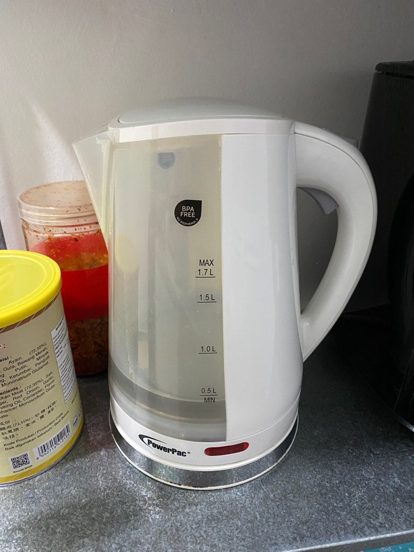 PowerPac Electric Kettle - 1.7L, TV & Home Appliances, Kitchen ...