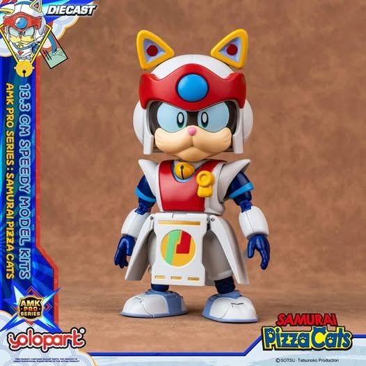 Pre-Order for AMK Pro Series - Samurai Pizza Cats - 13.3 cm Speedy ...