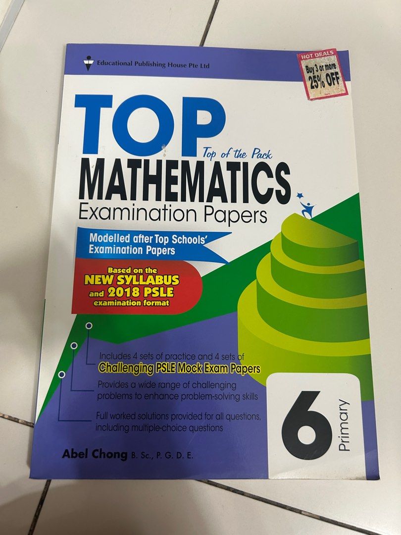 Primary 6 PSLE Math Exam Papers, Hobbies & Toys, Books & Magazines ...