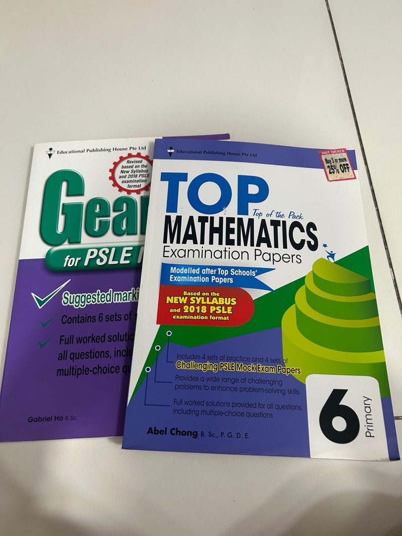 Primary 6 PSLE Math Exam Papers, Hobbies & Toys, Books & Magazines ...