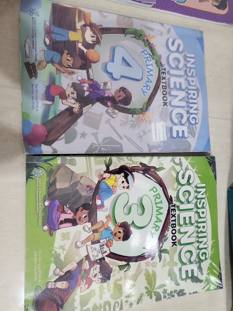 Primary School Textbooks - Inspiring Science P3 & P4, Primary ...