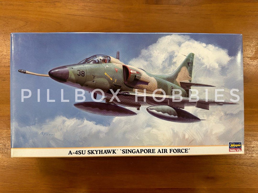 Rare Hasegawa RSAF A-4SU Super Skyhawk Singapore Airforce. Not Tamiya ...