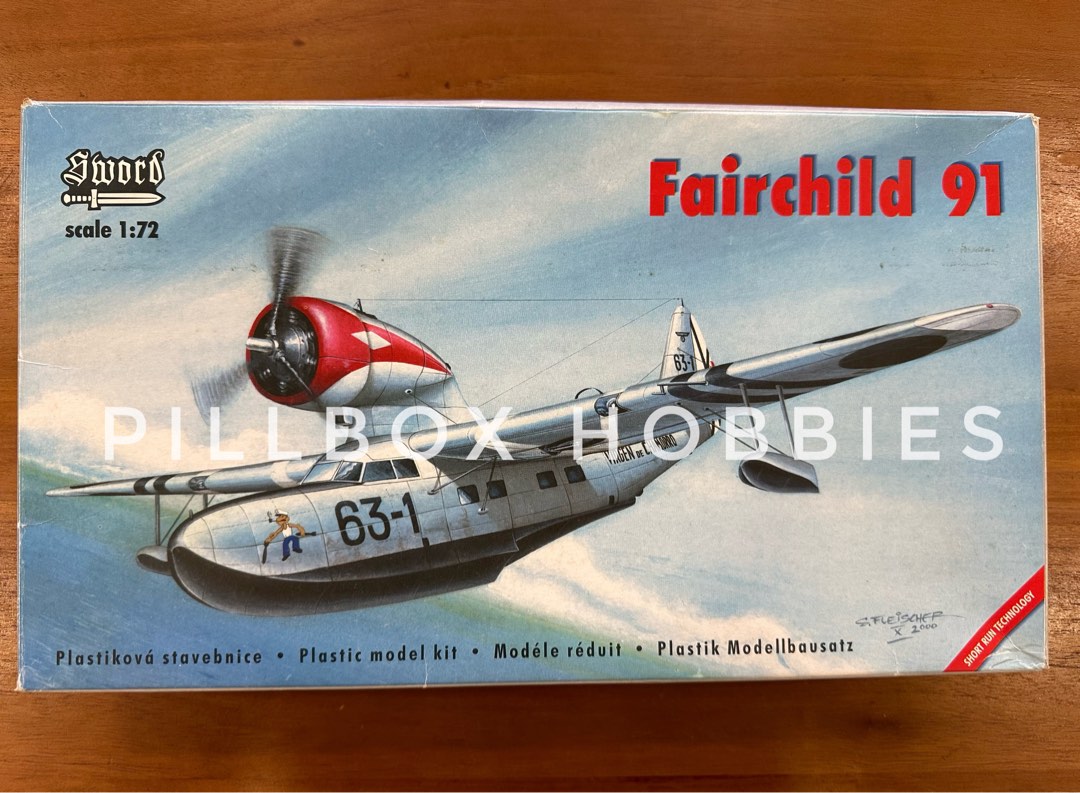 Rare Sword Fairchild 91 Model Kit 1:72 Scale, Hobbies & Toys, Toys ...