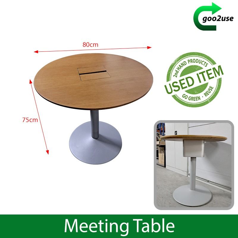 Round Shape Small Meeting Table [Goo2use], Furniture & Home Living ...
