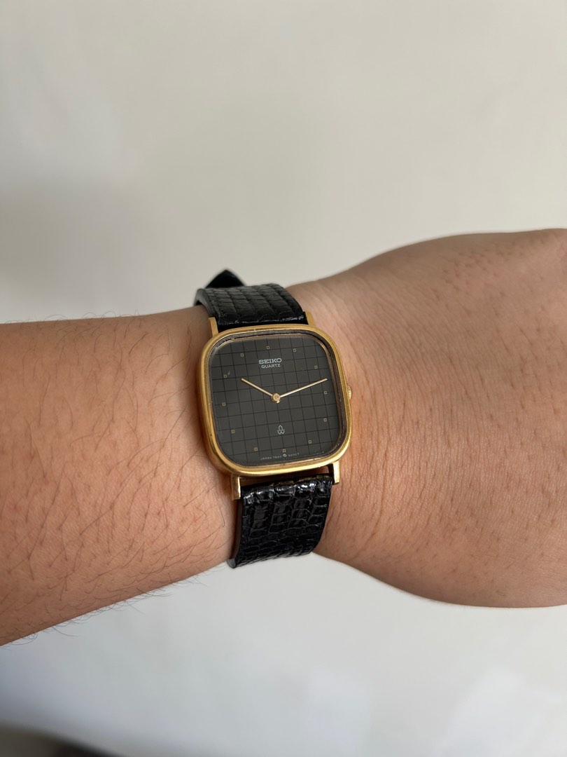 Seiko Checkered Dial (Rare), Fesyen Pria, Jam Tangan di Carousell