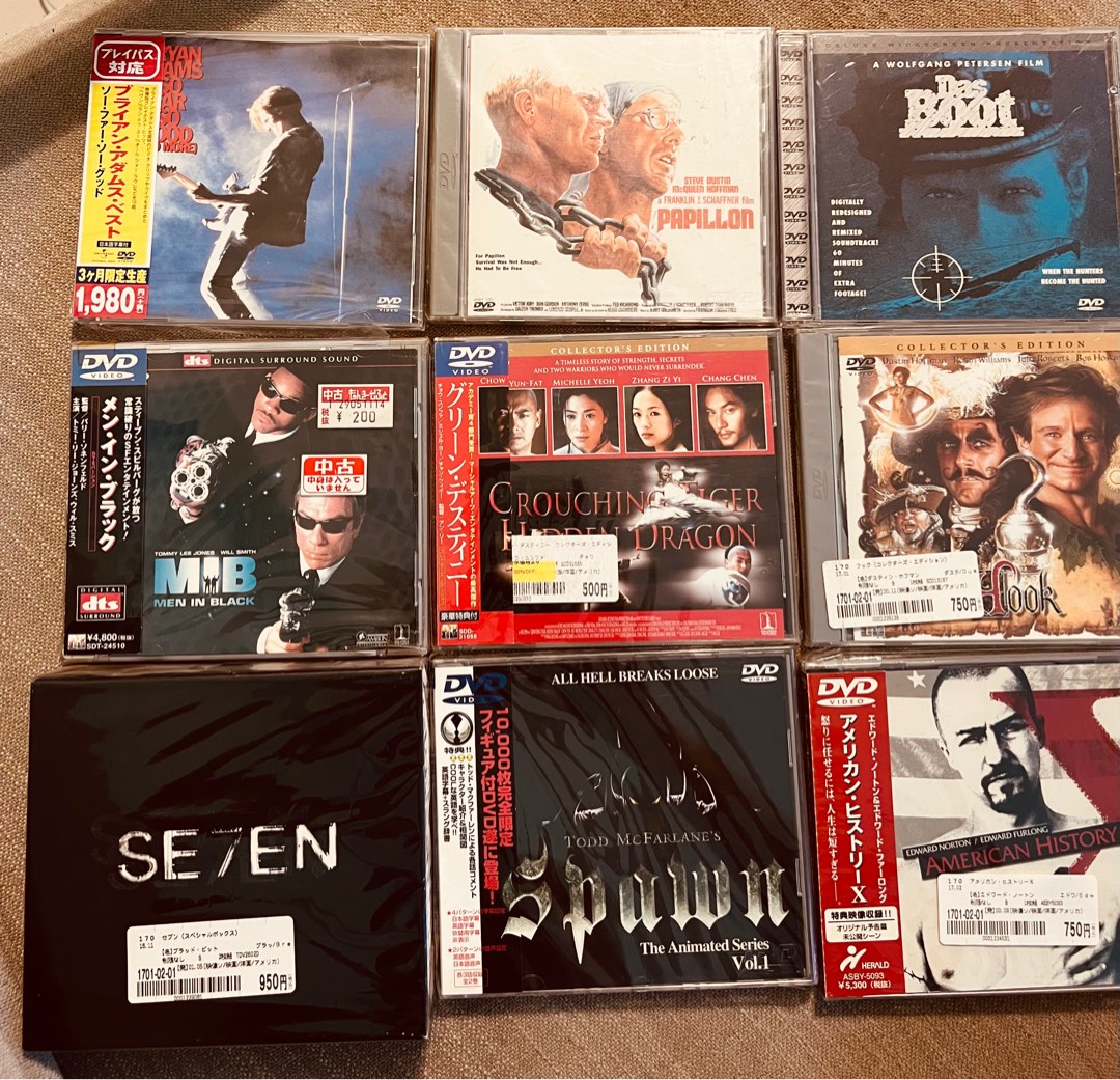 some rare japan-pressed dvds to clear, Hobbies & Toys, Music & Media ...