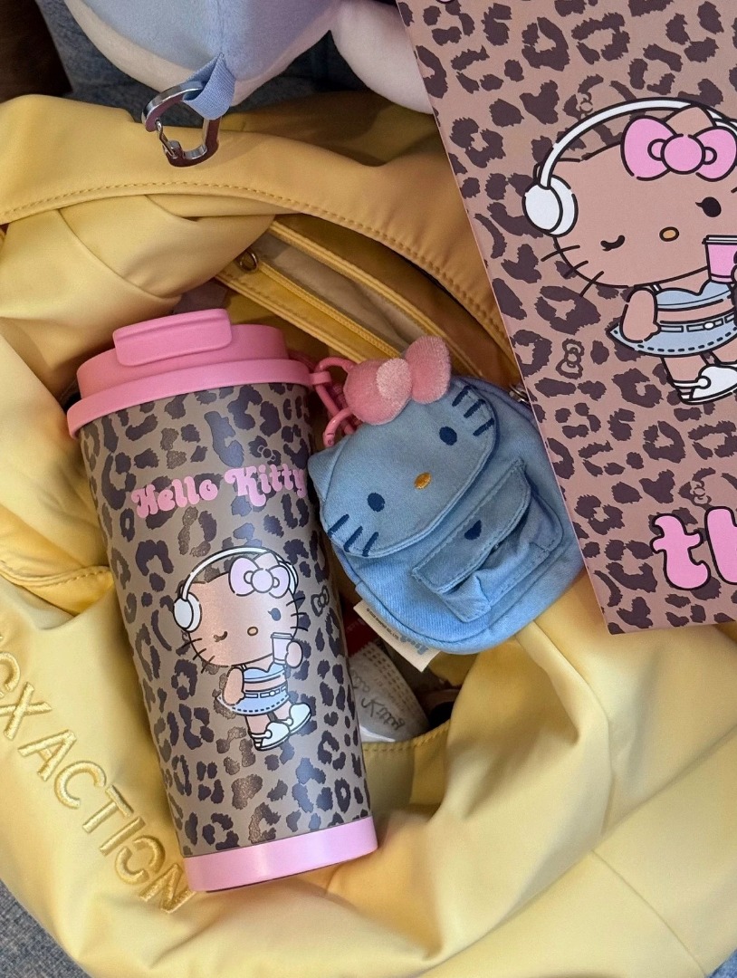 THE BEAST × Hello Kitty 野獸派限定水杯｜陶瓷保溫杯・雙層設計｜, 家庭電器, 廚房電器, 水壺 - Carousell