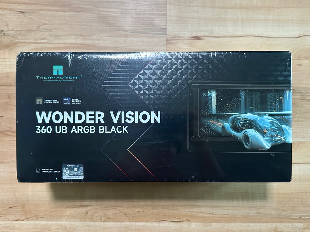 Thermal Right Wonder Vision 360 UB ARGB Black Panaroma Amoled Display ...