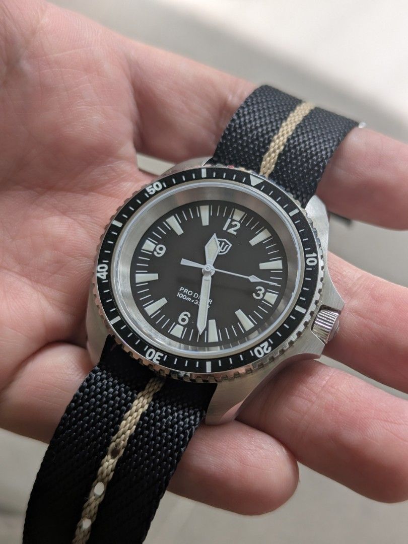 Usual $115 Watchdives WD1980 v3, vh31 movement sweeping seconds, CWC ...