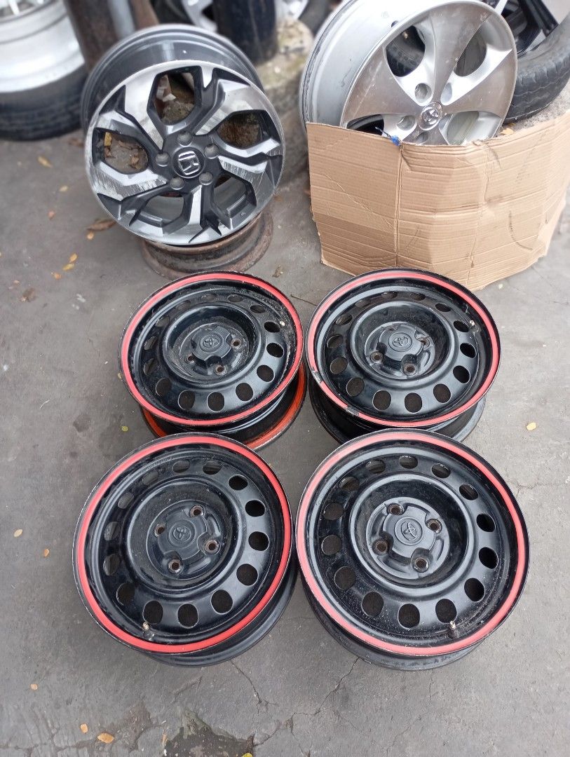 Velg Kaleng Besi Oem Original Toyota Great corolla, Aksesoris Mobil di ...