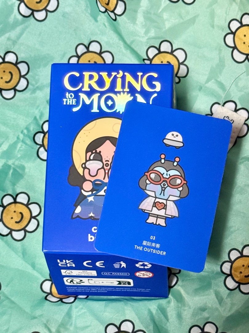 WTT Popmart Crybaby Crying To The Moon Series The Outsider, Hobbies ...