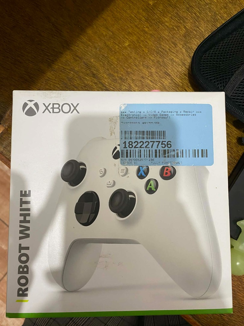 Microsoft Robot White Xbox Controller - Wireless / Bluetooth., Video ...