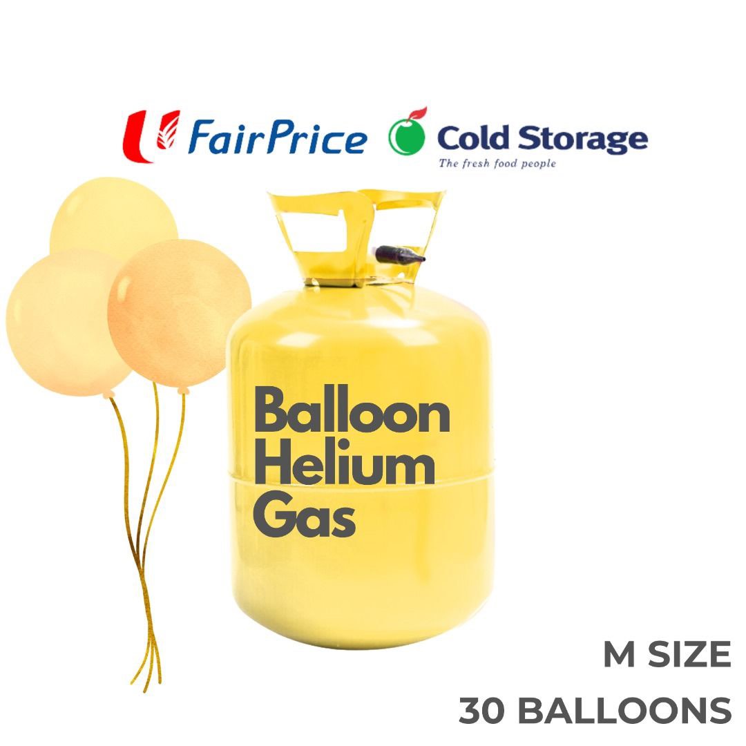 Yellow River Helium Gas Tank - Inflates 30 Balloons, Hobbies & Toys ...