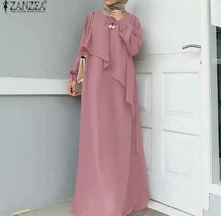 Zanzea maxi dress, Women's Fashion, Dresses & Sets, Dresses on Carousell