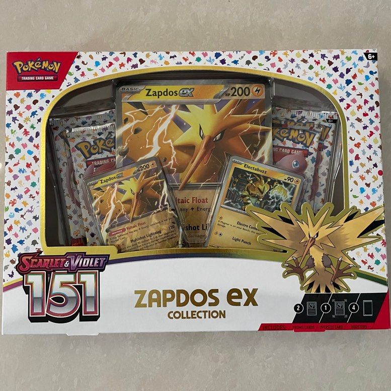 151 Zapdos EX Collection box, Hobbies & Toys, Toys & Games on Carousell