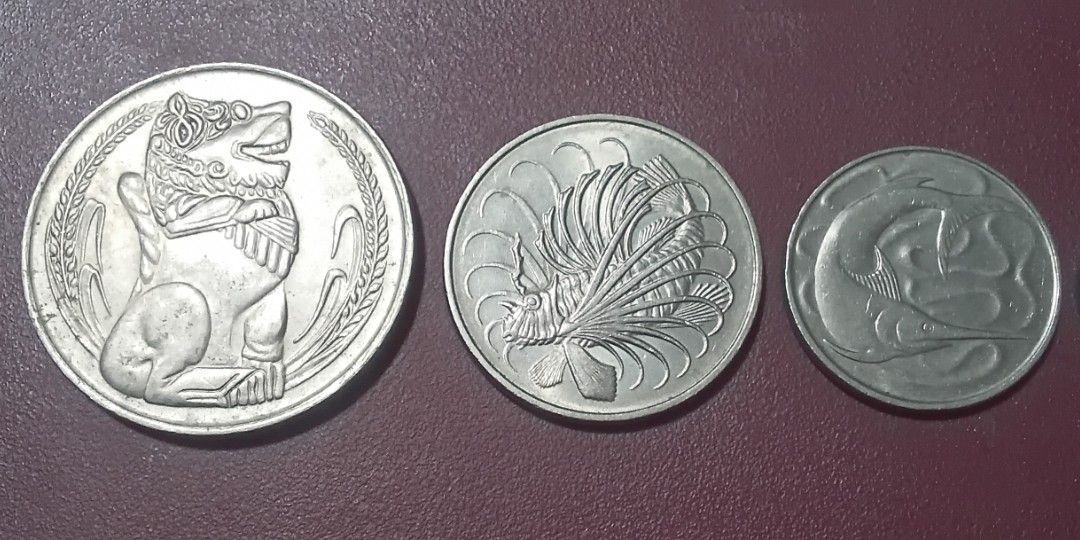 1 Set of Old Coins 1982 (5pcs), Hobbies & Toys, Memorabilia ...