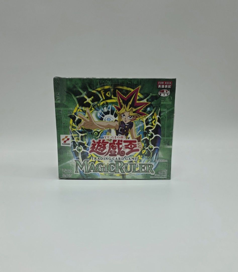 1st edition Yu-Gi-Oh! Vintage Magic Ruler Booster Box - Sealed, Hobbies ...