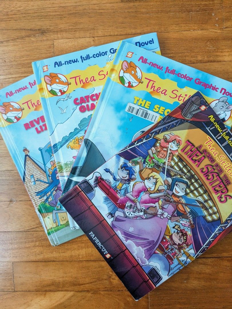 4 Book Bundle Thea Stilton Graphic Novels, Hobbies & Toys, Books ...