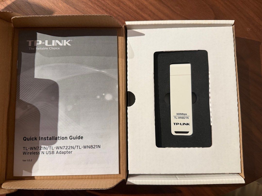 全新 TP-Link 300Mbps Wireless N USB Adapter TL-WN821N, 電腦＆科技, 電腦周邊及配件 ...