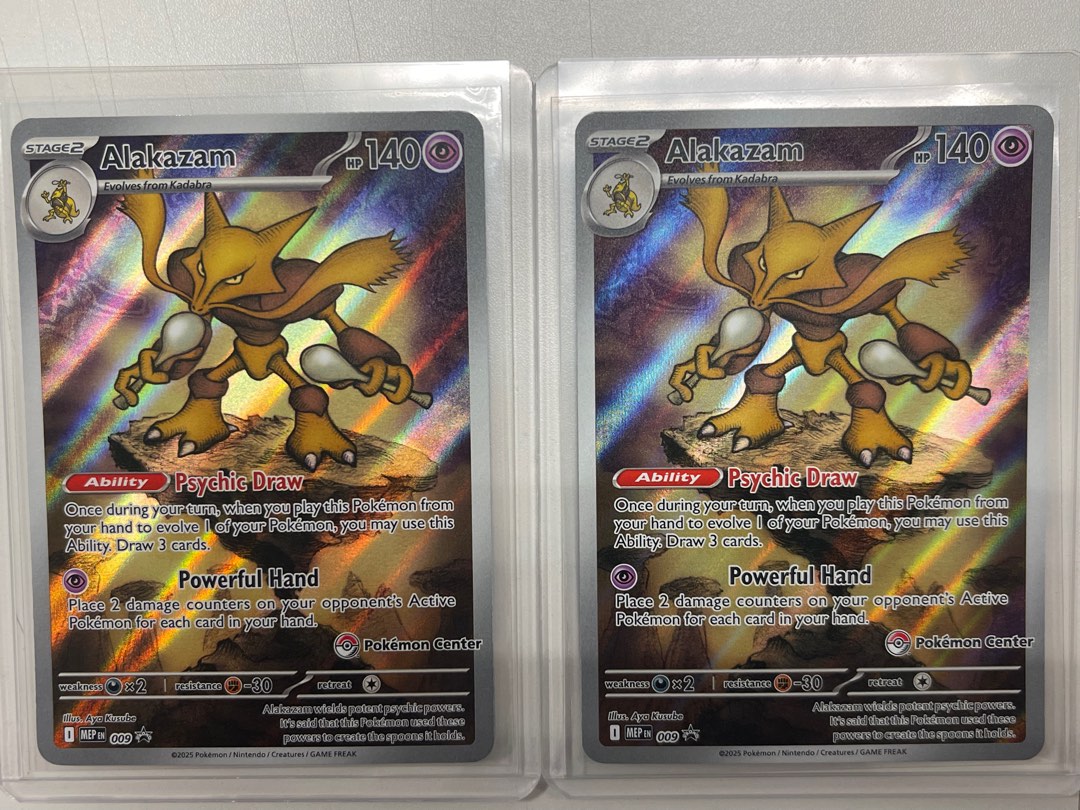 Alakazam - 009 (Pokemon Center Exclusive) - ME: Mega Evolution Promo ...