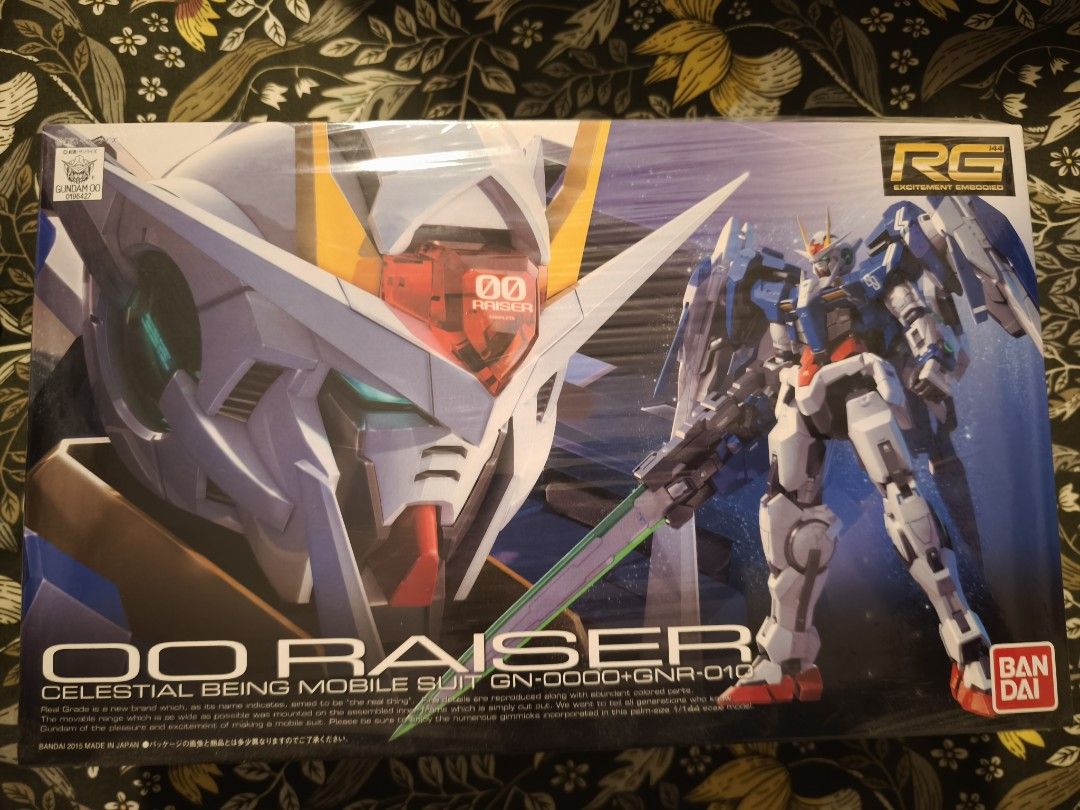 Bandai RG 1/144 OO Raiser Gundam Model Kit, Hobbies & Toys, Toys ...
