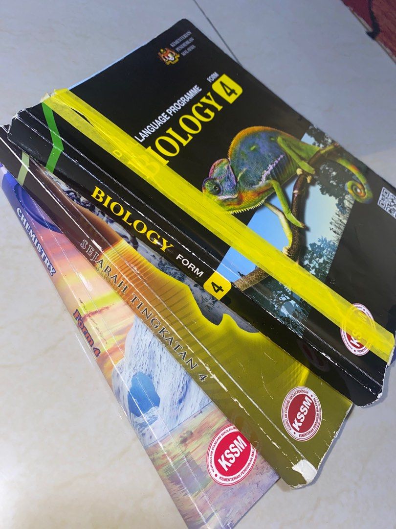 Buku Teks Tingkatan 4 Biology(DLP) and Chemistry(DLP), Hobbies & Toys ...