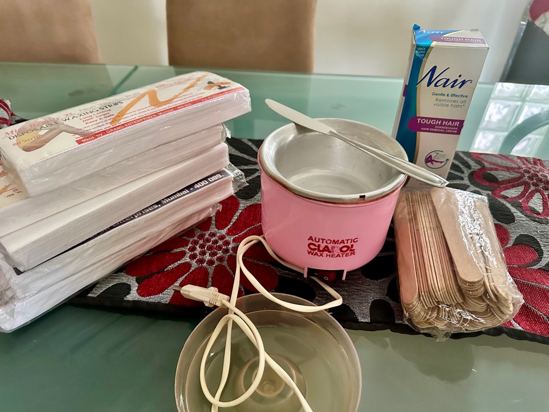 Clairol Wax Heater Kit with Wax Strips & Nair, Beauty & Personal Care ...