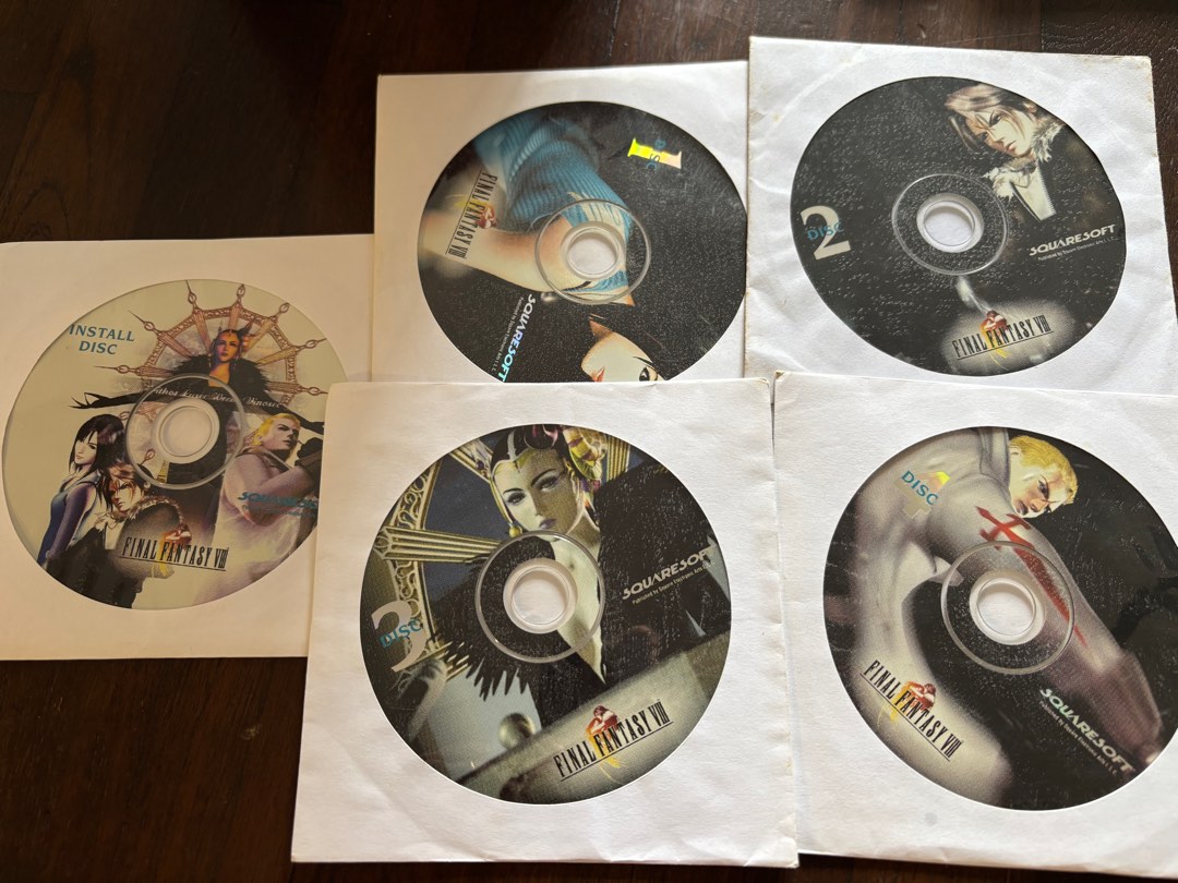 Final Fantasy VIII PC Game Discs, Video Gaming, Video Games, Others on ...