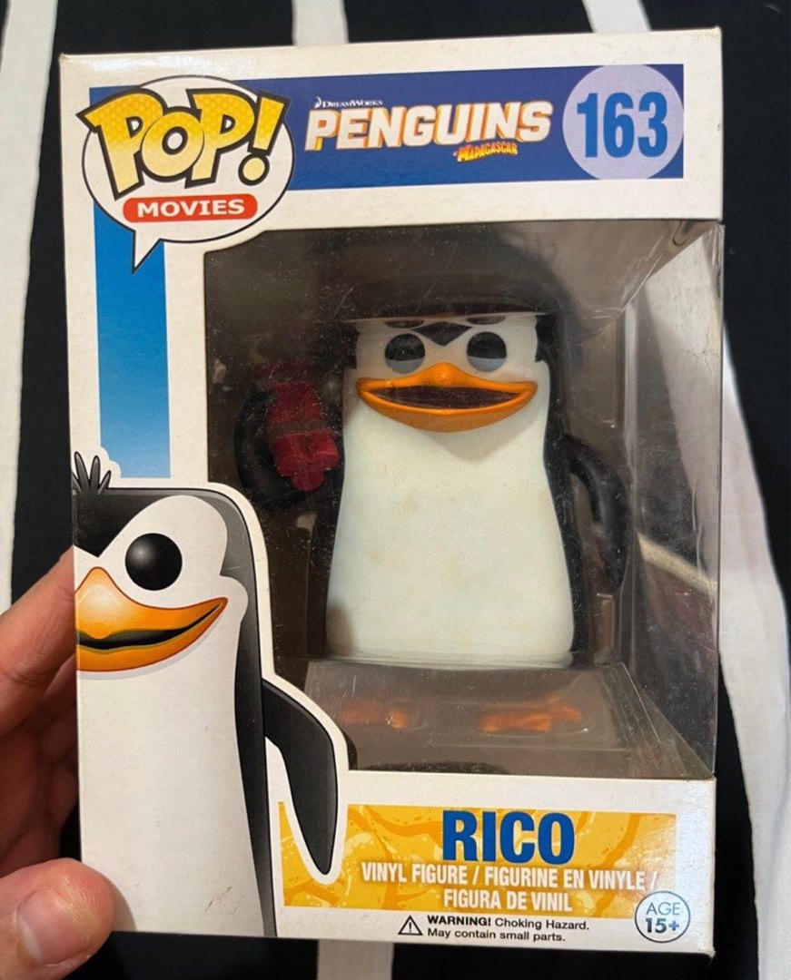 Funko Pop: Penguins (163) Rico, Hobbies & Toys, Toys & Games on Carousell