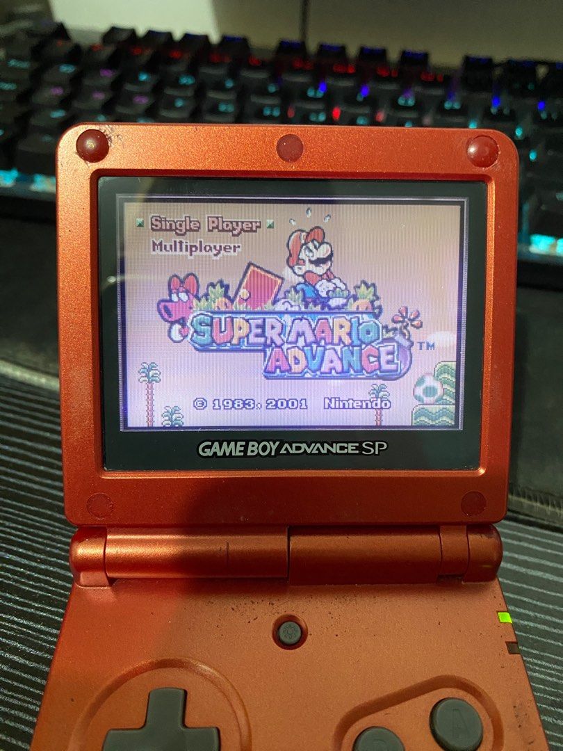 Gameboy Adance SP Super Mario Advance Cartridge, Video Gaming, Video ...