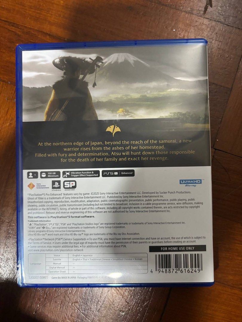 Ghost of Yotei - PS5, Video Gaming, Video Games, PlayStation on Carousell