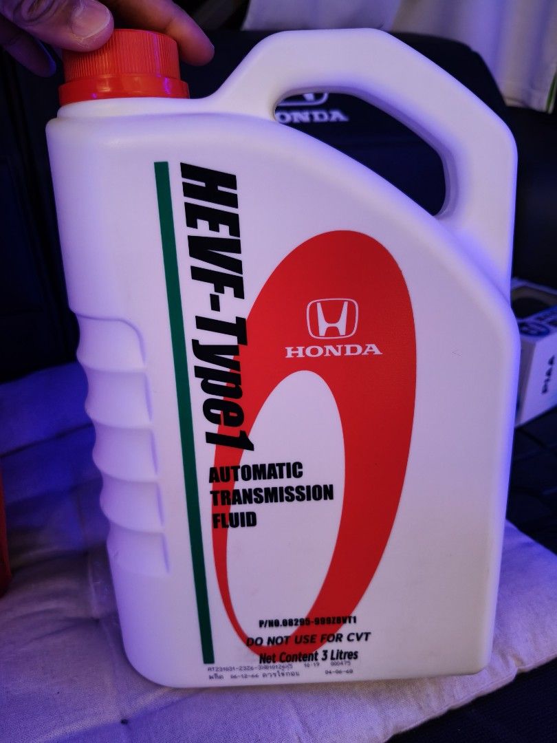 Honda HEVF - Type 1 Automatic transmission fluid, Car Accessories, Car ...