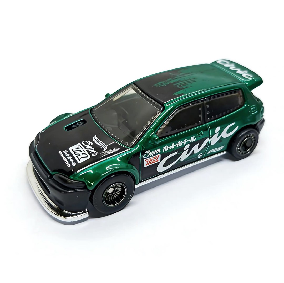 Hot Wheels Diecast Cars - STH Honda Civic Custom , Ferrari Dino ...