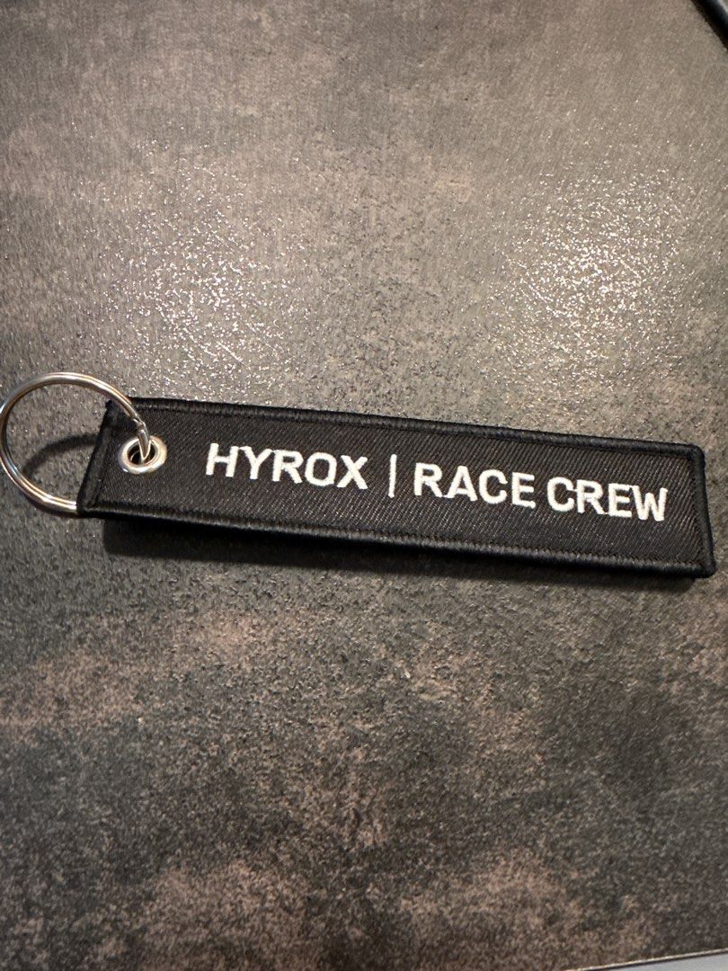 Hyrox Race Crew Singapore 2025 Keychain, Hobbies & Toys, Stationery ...