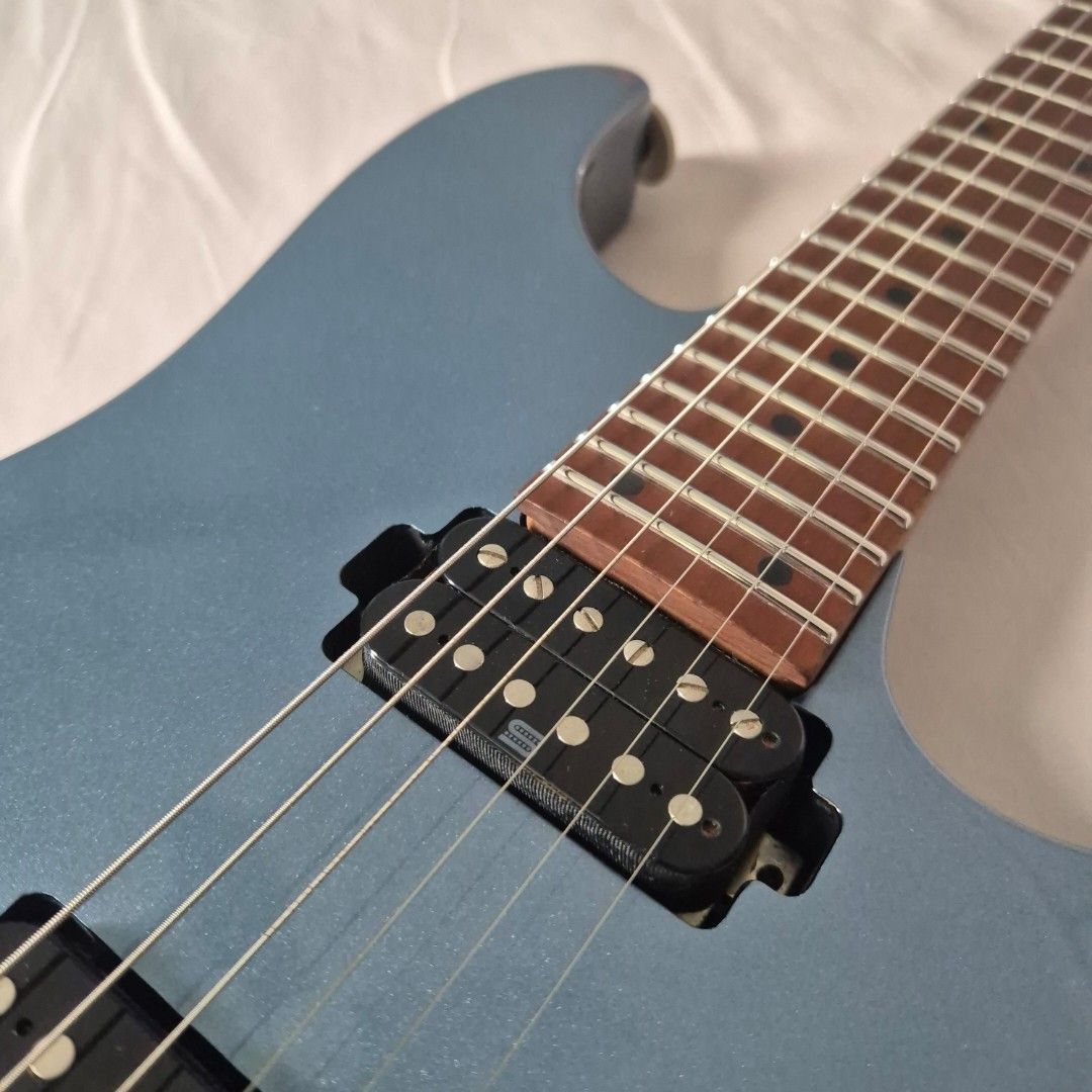 Ibanez Prestige AZ2402 Electric Guitar W/ Case, Ice Blue Metallic ...