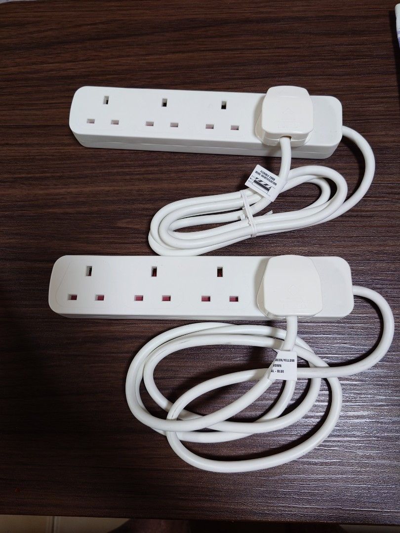 IKEA KOPPLA 4-way socket, earthed/white, TV & Home Appliances ...