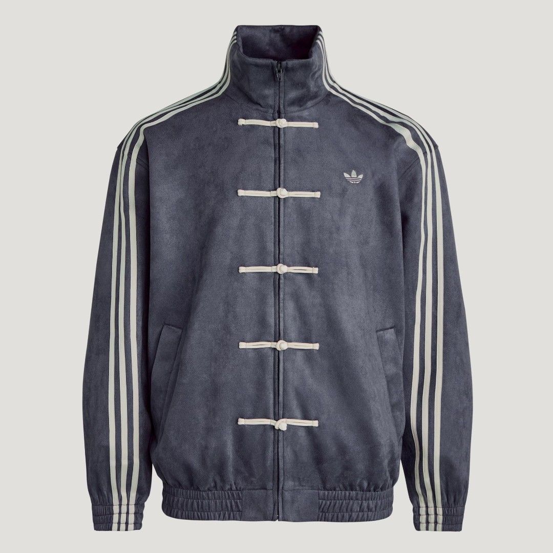 [In Stock] Adidas Grey Blue Jacket CNY 2026 China, Men's Fashion, Coats ...